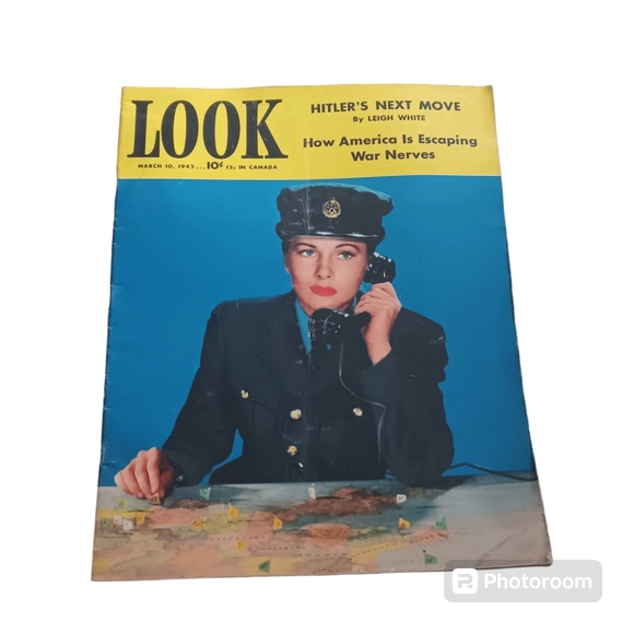 Office | Vintage Look Magazine March 1 1942 Wwii Walt Disney Donald ...